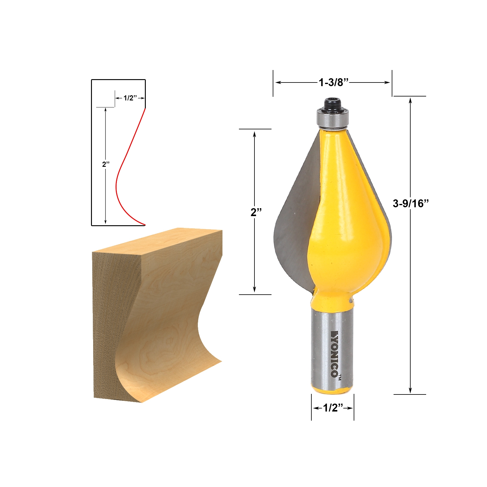 Molding :: Casing & Base Molding :: Large Furniture Foot Mold Router ...