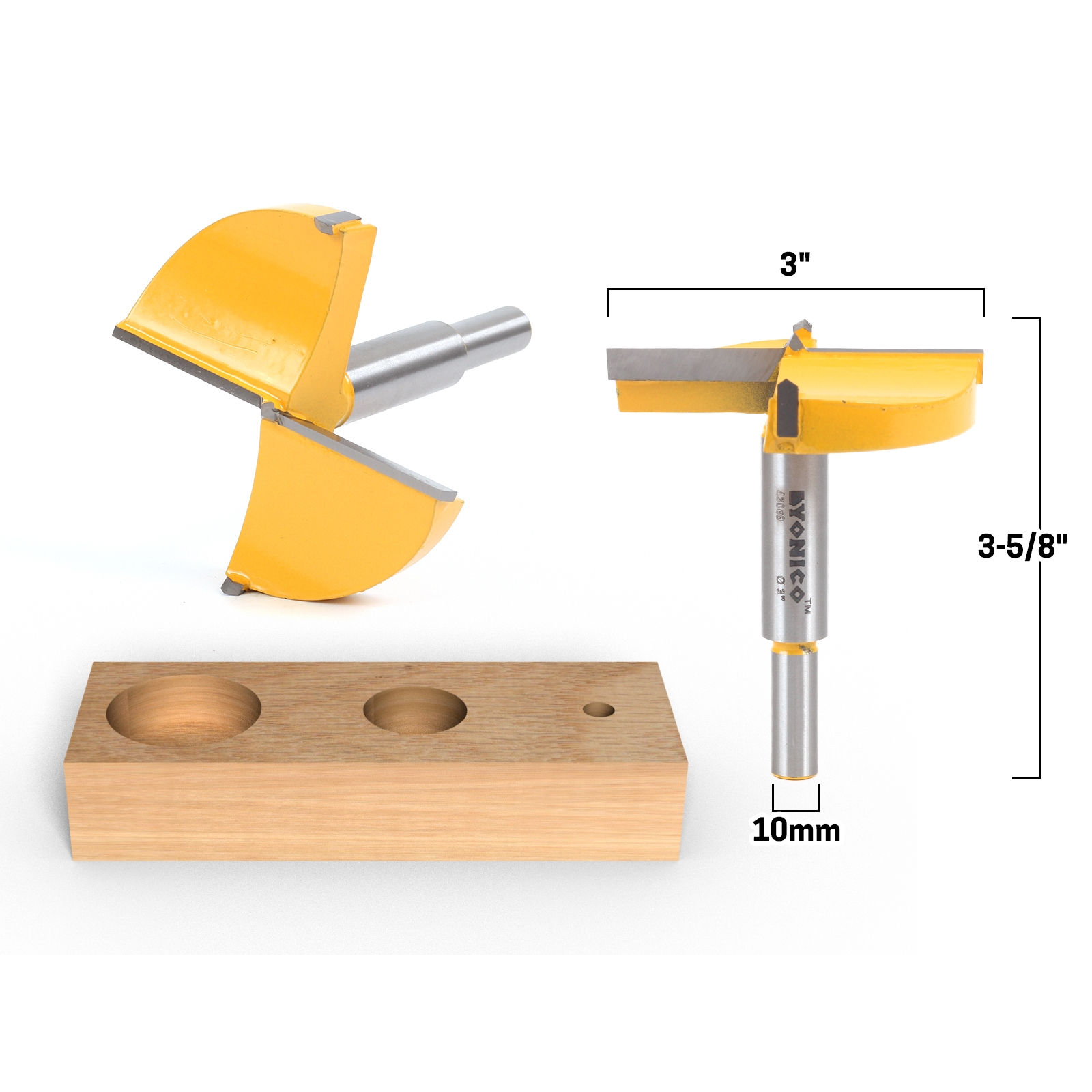 Drilling & Boring :: Carbide Forstner Drill Bits :: 3" Diameter Carbide ...