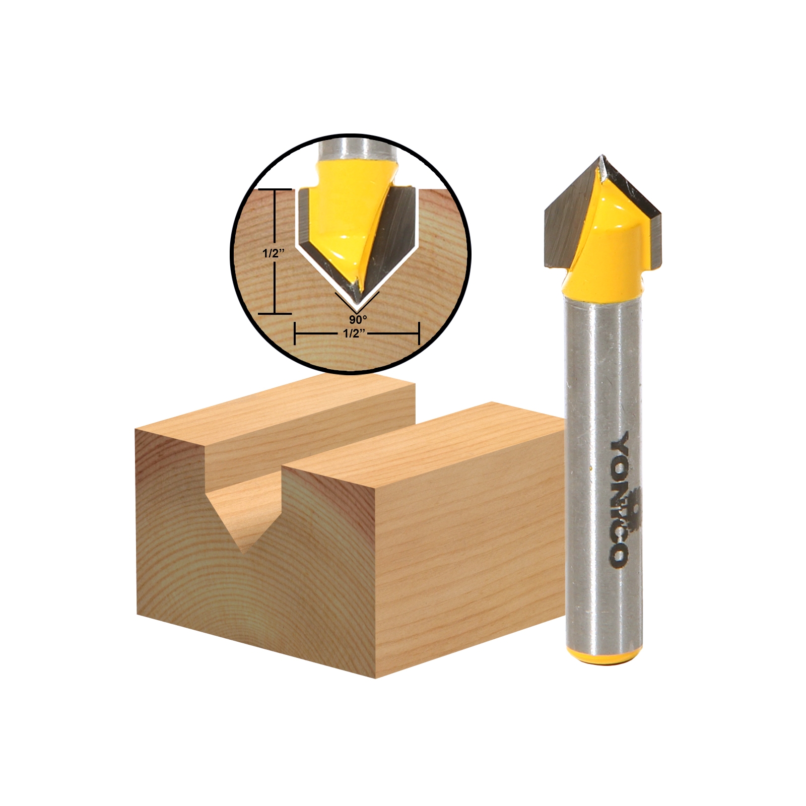 Router Bit Sets :: Large Sets :: Grooving Router Bit Set - 1/4" Shank ...