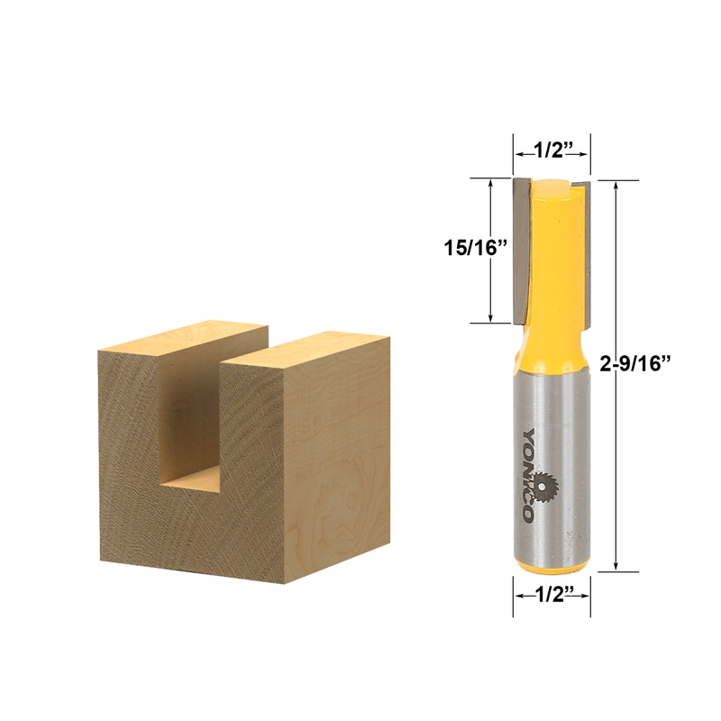 Straight & Spiral :: Straight & Dado :: Straight/Dado Router Bit - 1/2 ...