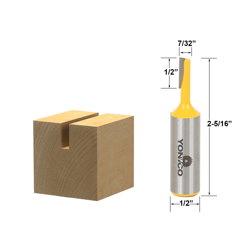 Straight & Spiral :: Straight & Dado :: Straight/Dado Router Bit - 7/32 ...