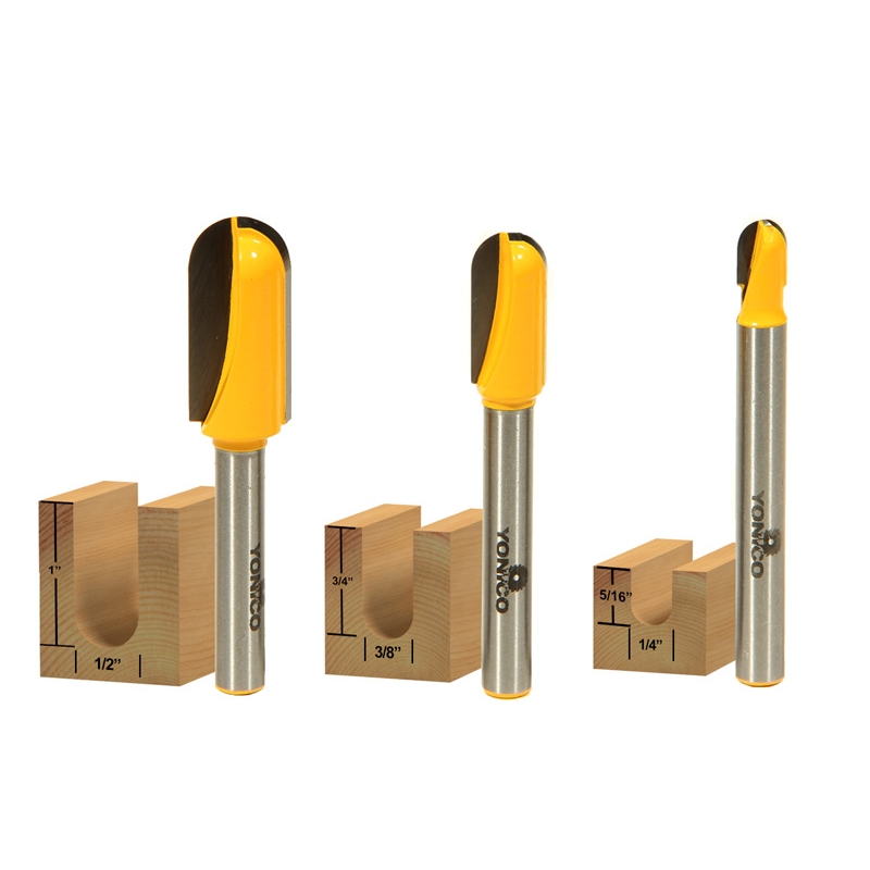 Core Box Router Bits - 3 pc. Sey