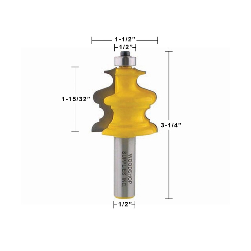 Molding :: Casing & Base Molding :: Architectural Molding Router Bit ...