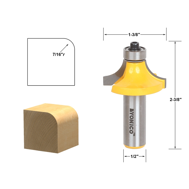 Edging :: Round Over :: Round Over Edging Router Bit - 7/16 Edging :: Round Over :: Round Over Edging Router Bit - 7/16