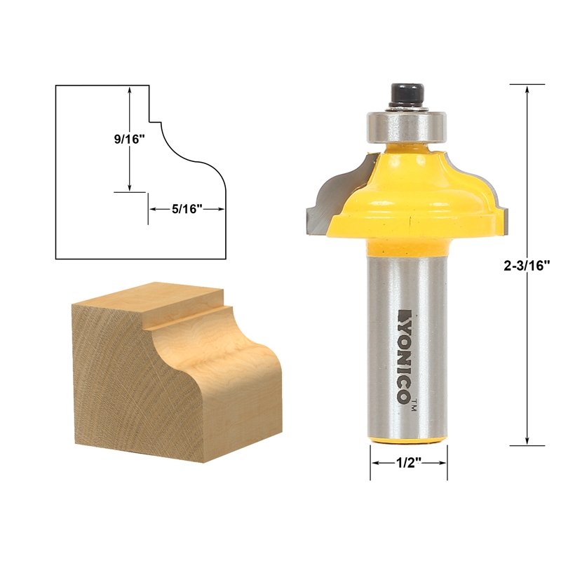 Edging :: Ogee Fillet :: Ogee Fillet Edging and Molding Router Bit ...
