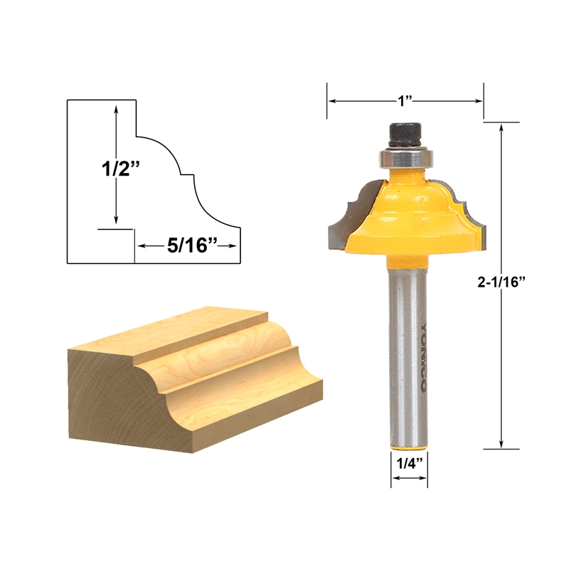 Edging :: Double Roman Ogee :: Double Roman Ogee Edging Router Bit ...