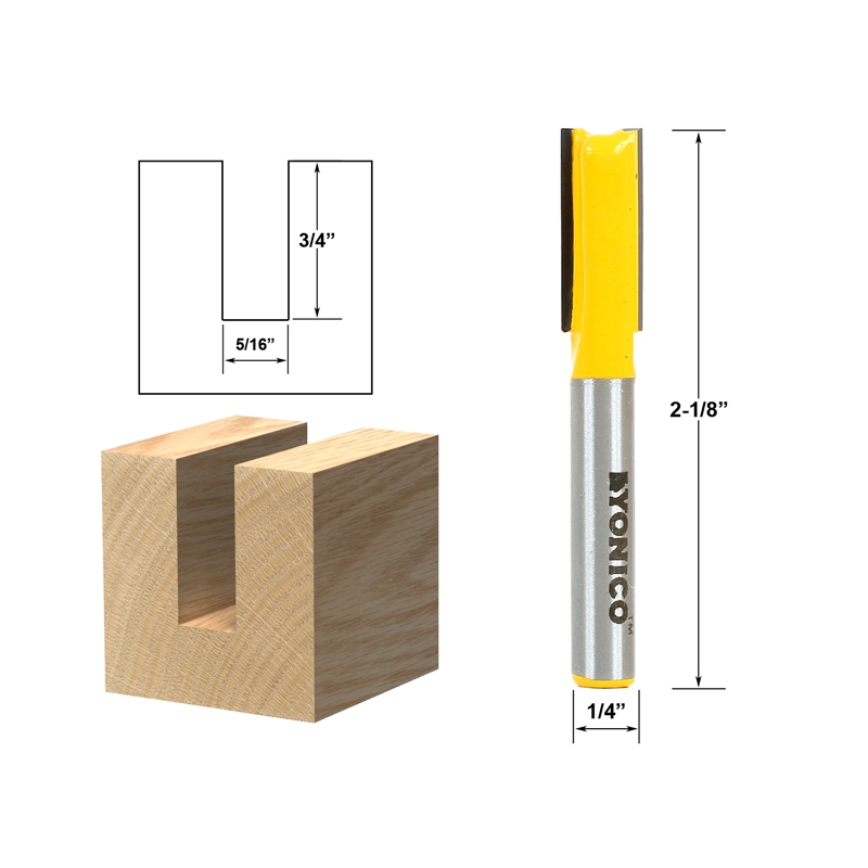 Straight & Spiral :: Straight & Dado :: Straight/Dado Router Bit - 5/16 ...