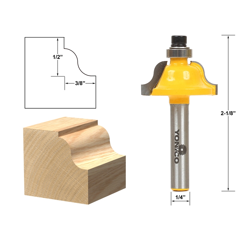 Edging :: Roman Ogee :: Roman Ogee Edging and Molding Router Bit ...