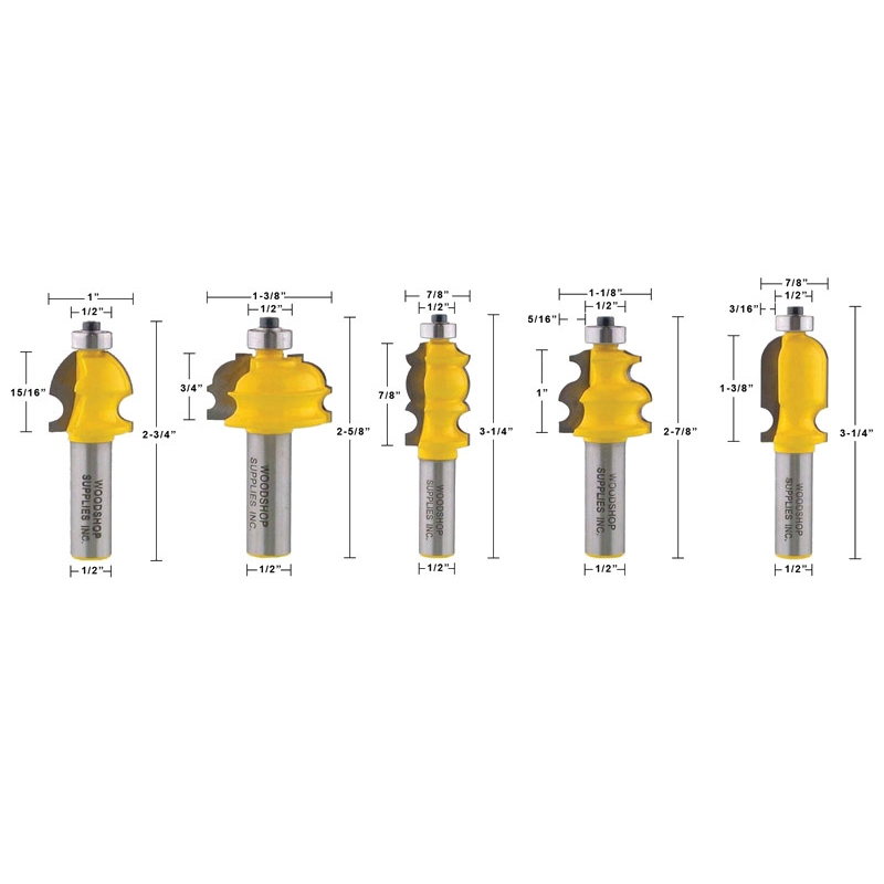 Molding :: Casing & Base Molding :: 10 Bit Architectural Molding Router ...