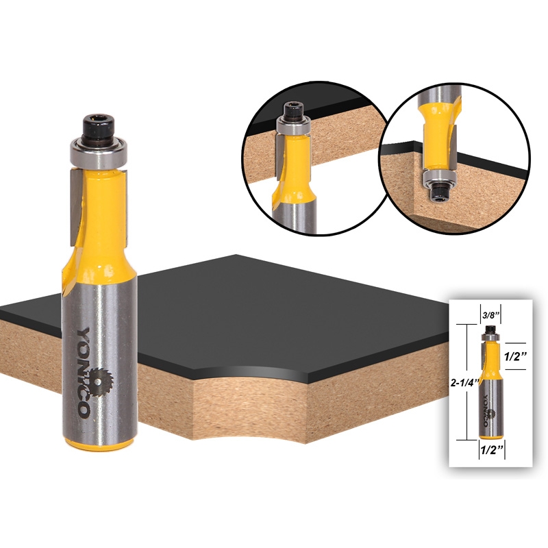 Straight & Spiral :: Flush Trim :: 1/2" Height X 3/8" Diameter Flush ...