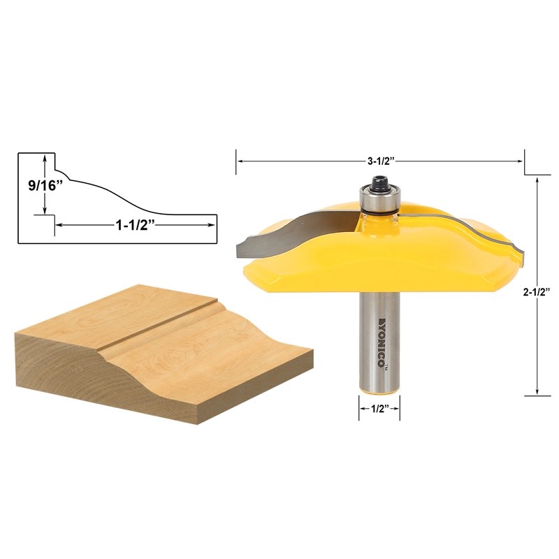 Door & Window :: Panel Raiser :: Horizontal Panel Raiser :: 3-1/2 ...